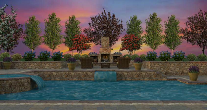 3D Pool Design | Whitehouse Landscaping